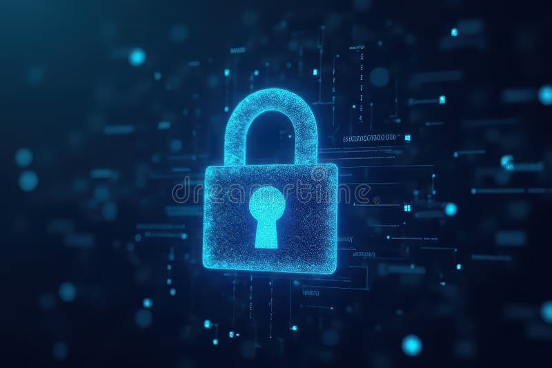 Secure Information Exchange Stock Illustration - Illustration of ...