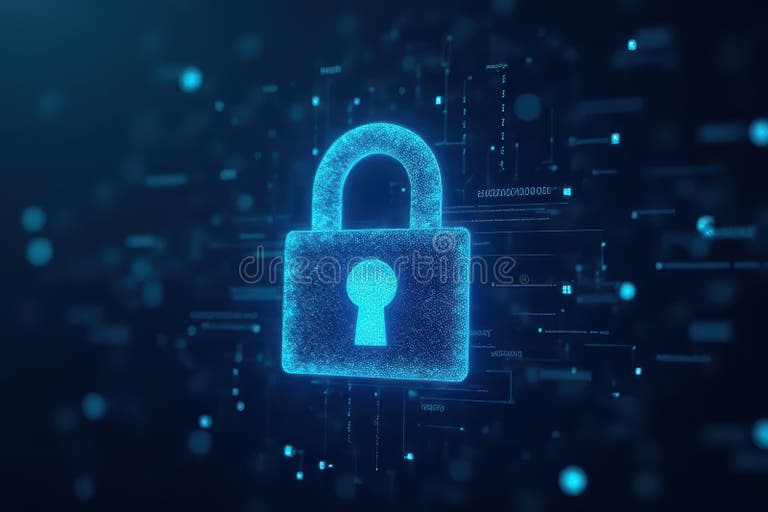 Secure Information Exchange Stock Illustration - Illustration of encrypted, modern: 375940052