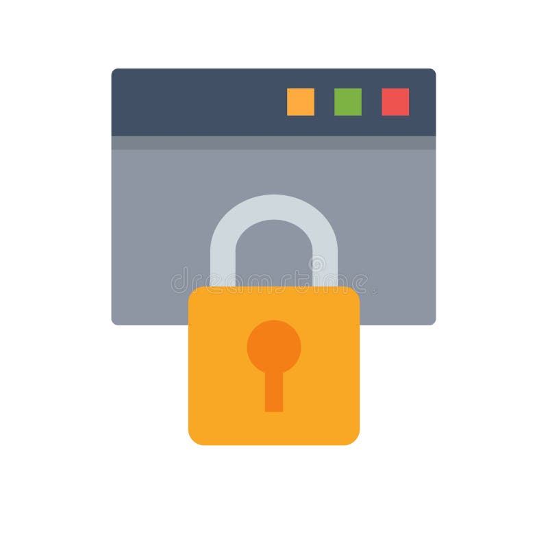 Secure Information stock vector. Illustration of concept - 79834072