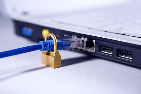 Secure LAN stock image. Image of internet, online, concept - 7286721