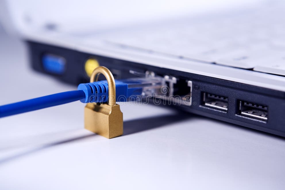 Secure LAN stock image. Image of internet, online, concept - 7286721