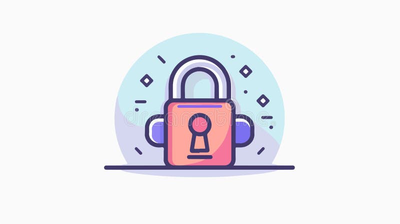 Secure Lock Icon For Basic Web And Ui Designs Stock Vector Illustration Of Authentication