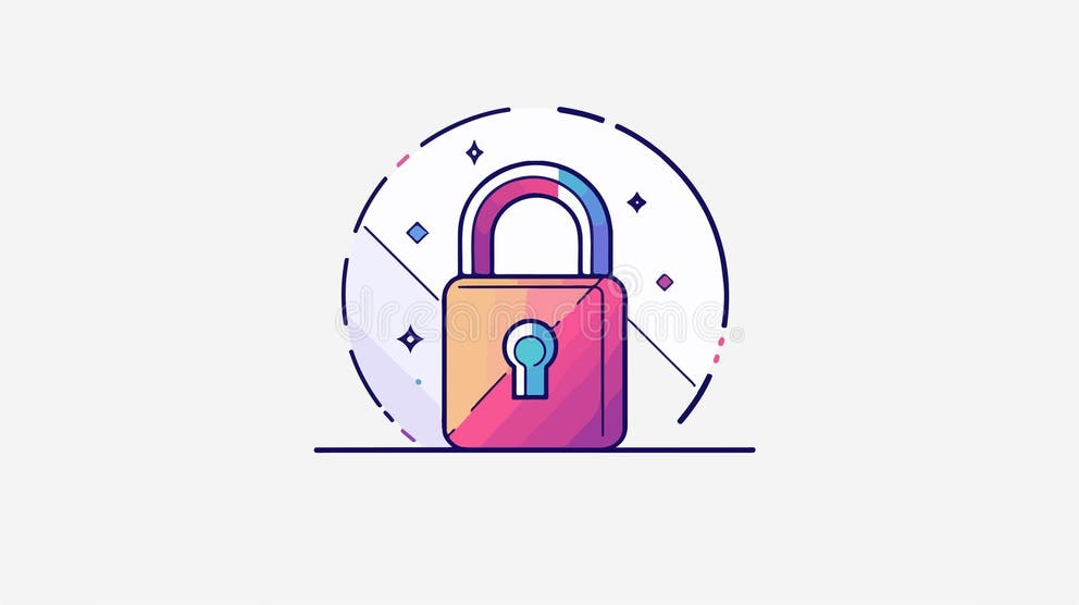 Basic Web and UI Lock Icon for Secure Online Access - Professional ...