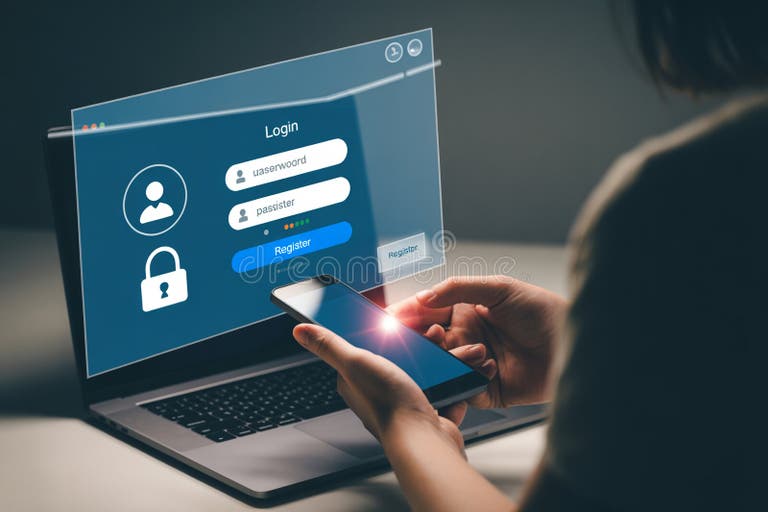 Secure Login Authentication Process on Laptop with Mobile Phone for ...