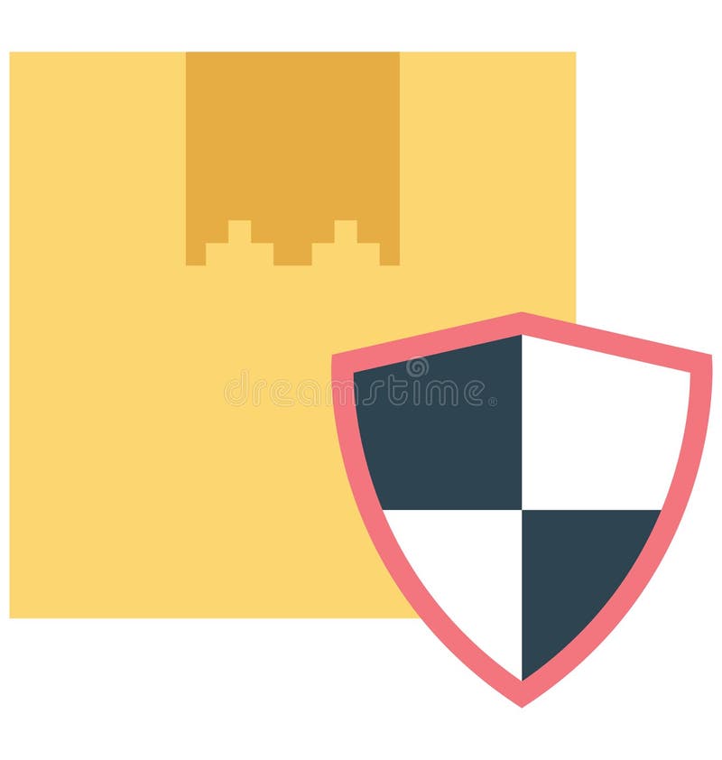 Secure Logistics Color Isolated Vector Icon Editable Stock Vector ...