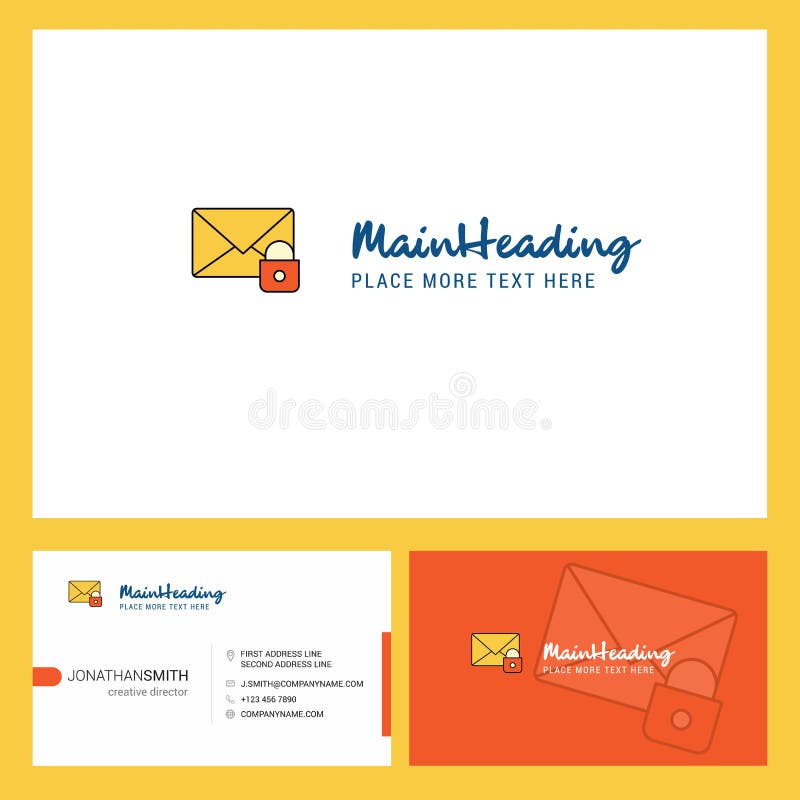 Secure Mail Logo Design with Tagline & Front and Back Busienss Card ...