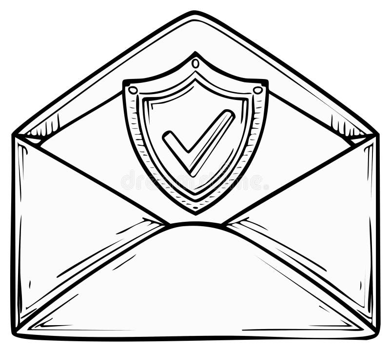 Protection Open Envelope Stock Illustrations – 961 Protection Open ...
