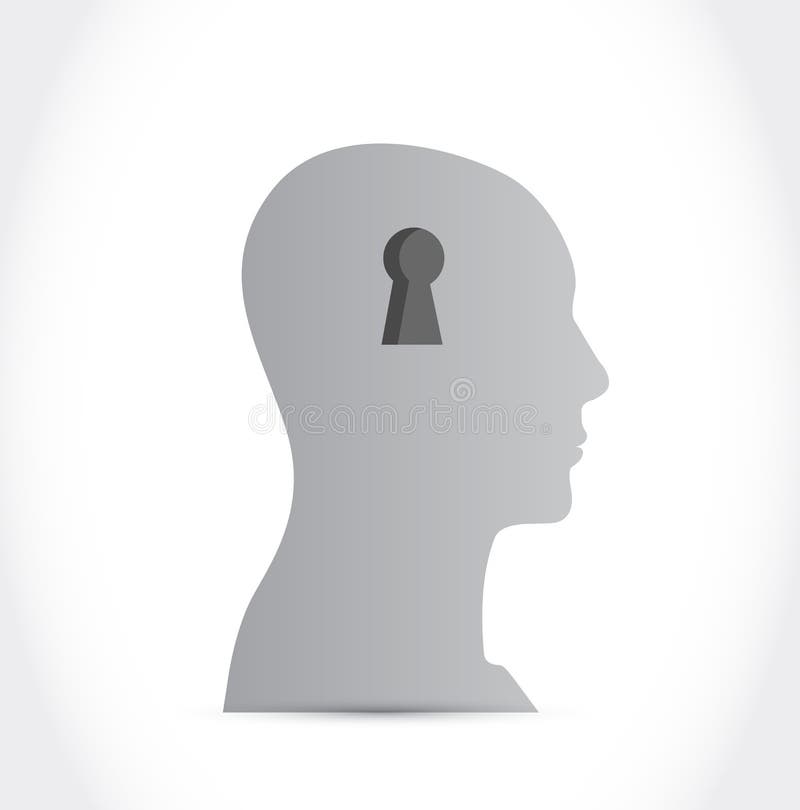 Secure in mind stock illustration. Illustration of generated - 169492864