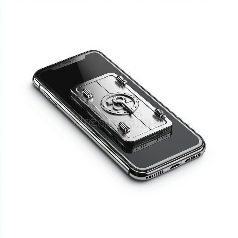 Secure Mobile Access stock image. Image of information - 367252323