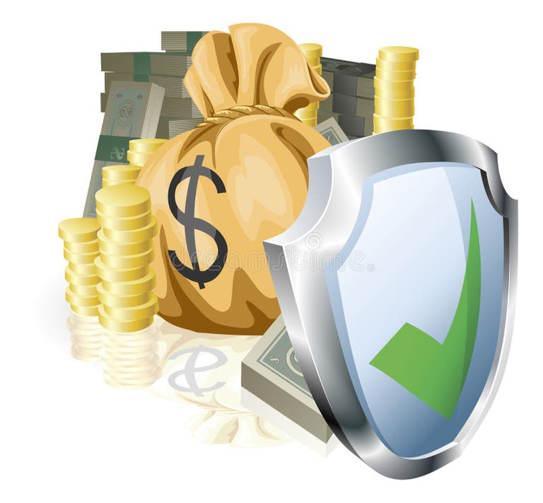 Protected Money Icon Stock Illustrations – 1,213 Protected Money Icon ...