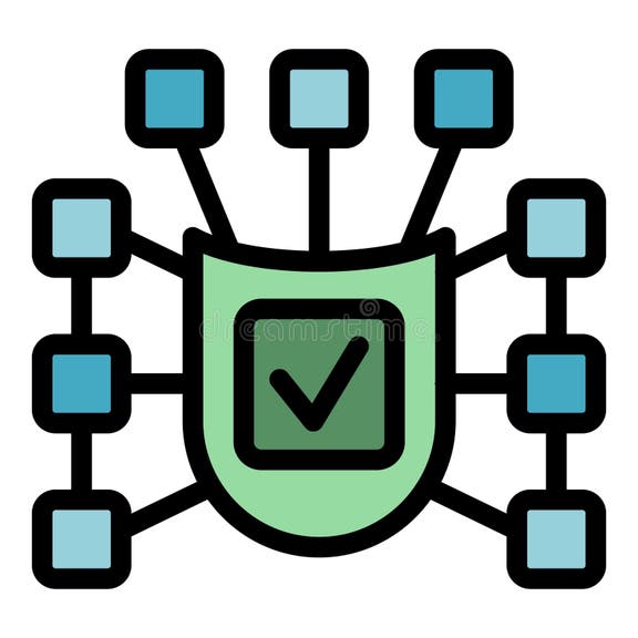 Secure Network Connection Showing Data Protection And Cybersecurity