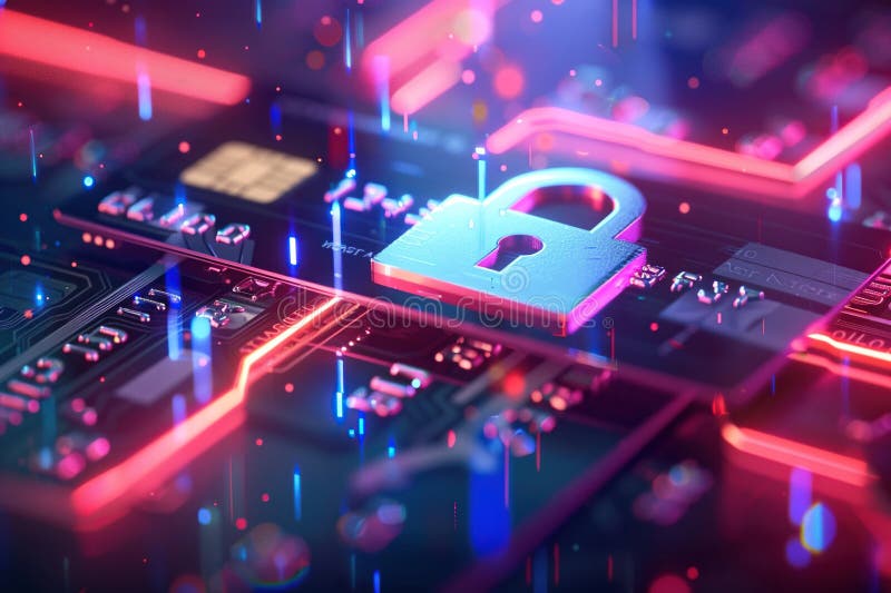 Secure Online Payment Concept. Cyber Security in Banking. Generative Ai ...