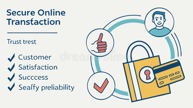 Secure Online Transaction Checklist Vector, Vector Design Generative AI ...