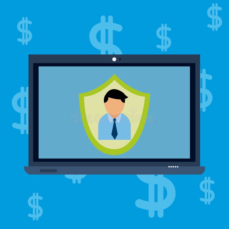 Secure online transactions stock vector. Illustration of electronic ... Secure online transactions stock vector. Illustration of electronic ...
