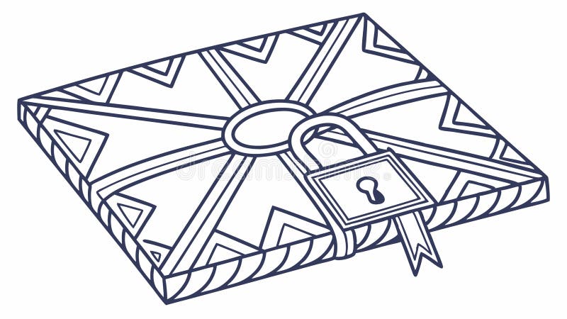 Secure Package with Lock, Symbolizing Safety and Valuable Contents ...