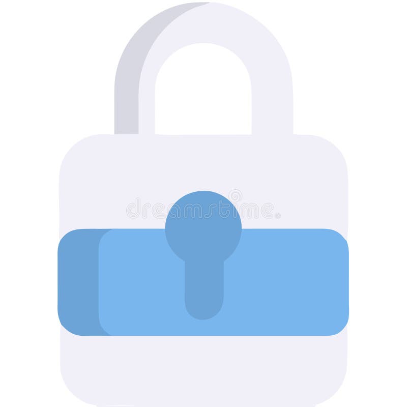 Secure Padlock for Privacy and Data Protection Illustrations Stock ...