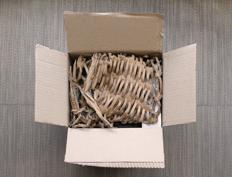 Secure Paper Wrap in Package Stock Photo - Image of industry, beige ...