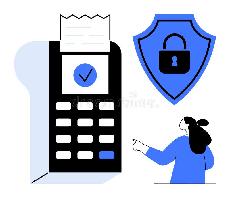 Secure Payment Confirmation with Receipt Terminal and Protection Shield ...
