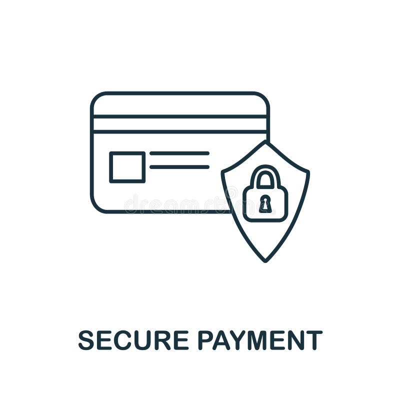 Secure Payment Icon. Simple Element from Internet Security Collection ...