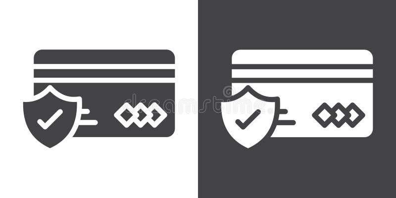 Secure Payment Icon Thin Line Illustration Set Stock Vector ...