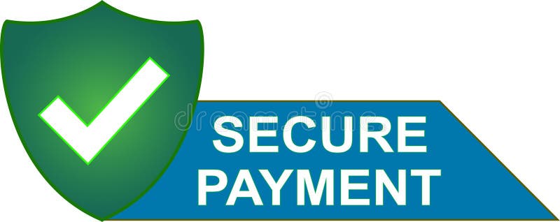 Secure Payment Shield, Secure Payment Badge Label , Payment Security ...