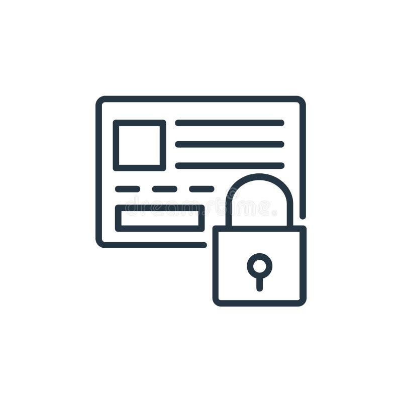 Secure Purchase Icon Outline Stock Illustrations – 1,224 Secure ...