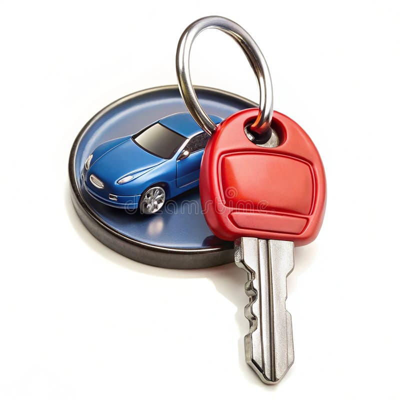 Plastic Key Holder with Magnetic Feature for Cars Stock Illustration ...
