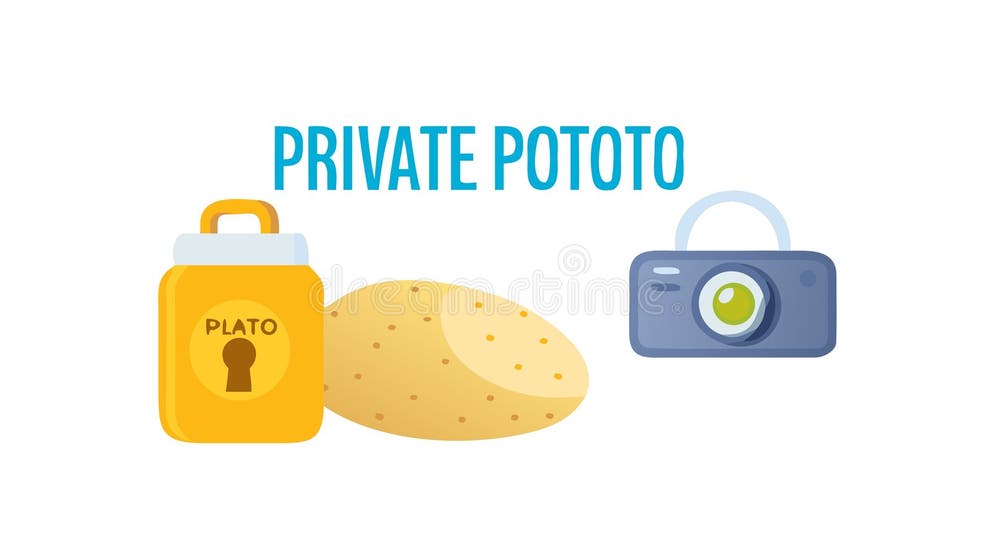 Secure Potato Camera: Protecting Agricultural Visual Data, Vector ...