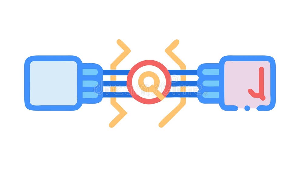 Secure Power Connection: Electrical Plug Socket Icon, Vector Design ...