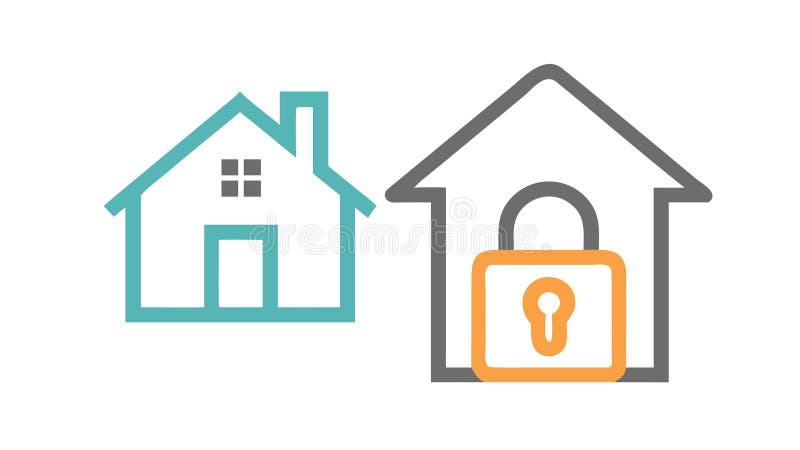 Secure Properties Icon: Community Safety & Protection, Vector Design ...