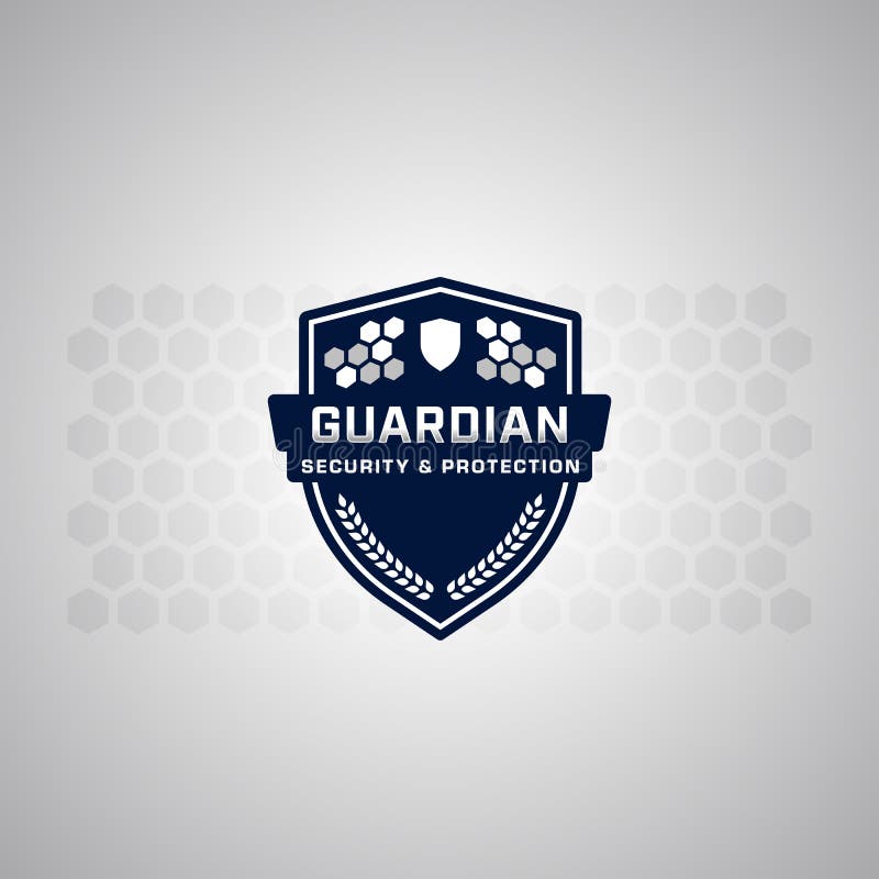 Secure and Protection Honeycomb Safety Shield Logo Icon Symbol for ...