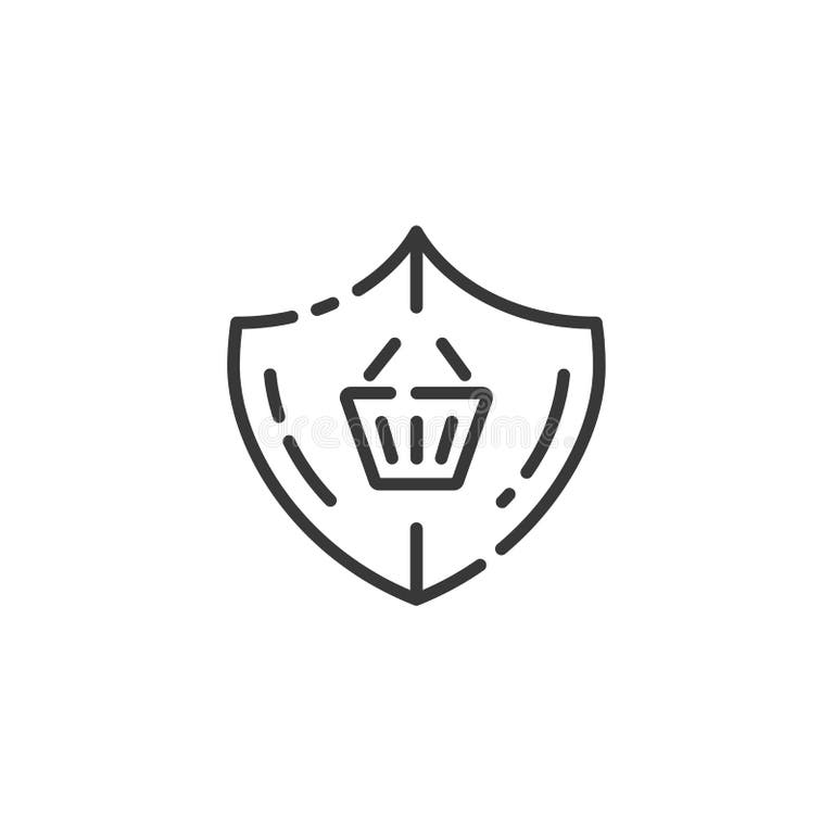 Secure Purchase Icon Outline Stock Illustrations – 1,926 Secure ...