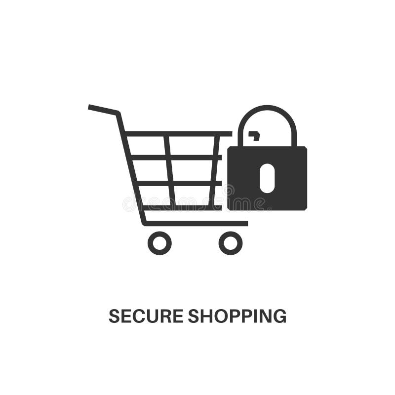 Secure Purchase Icon Outline Stock Illustrations – 1,224 Secure ...