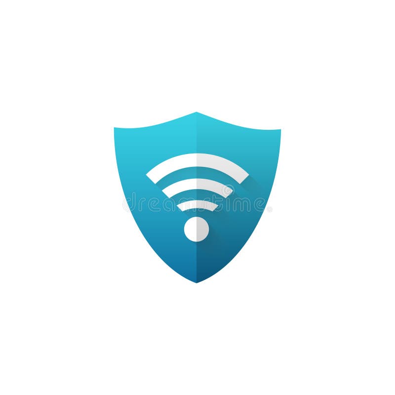 Secure Ssl Wi Fi Vector Icon Stock Vector - Illustration of ...