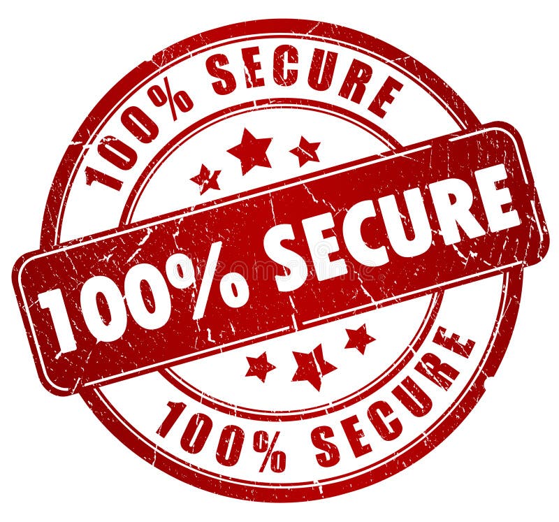 Secure stamp stock illustration. Illustration of grunge - 18972709