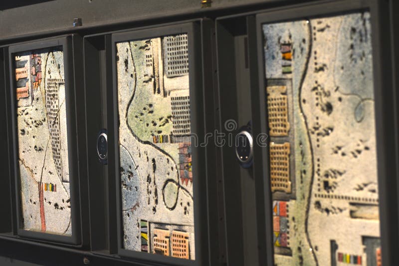 Password Storage Box Made of Ceramic Bricks Stock Image - Image of ...