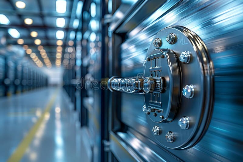 Secure Storage Container with Roller Shutters and Metal Lock for ...