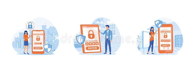 Secure Transaction.Digital Payment Transaction for Mobile App Stock ...