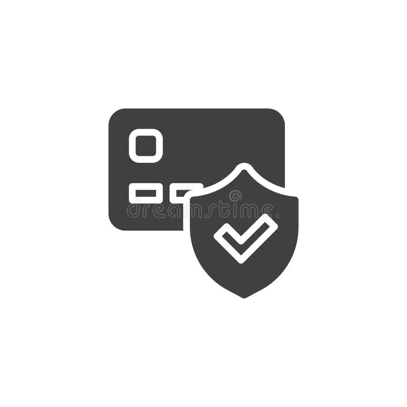 Secure Transaction Vector Icon Stock Vector - Illustration of logo ...