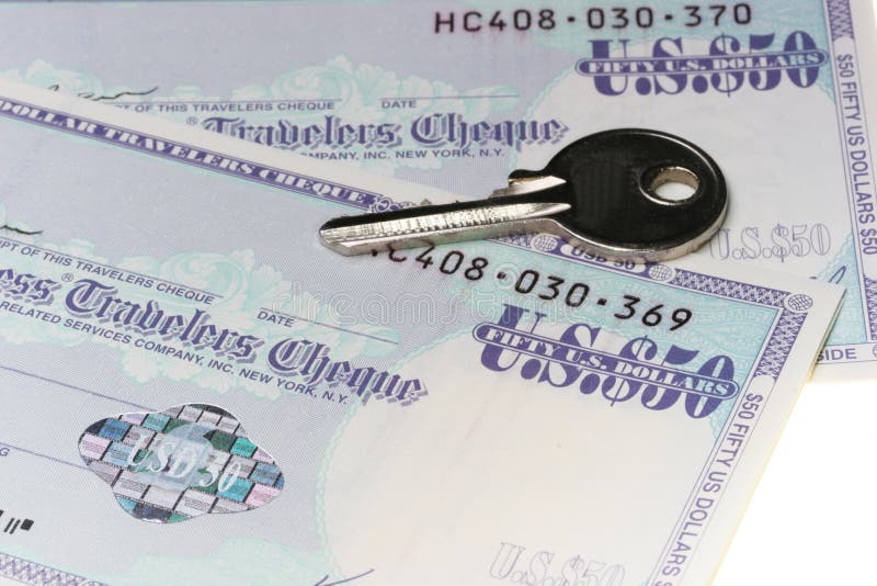 Secure Travelers Checks stock image. Image of travelers - 405197