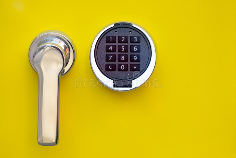 Secure Vault with Number Based Padlock Security Mechanism Keyboard As ...