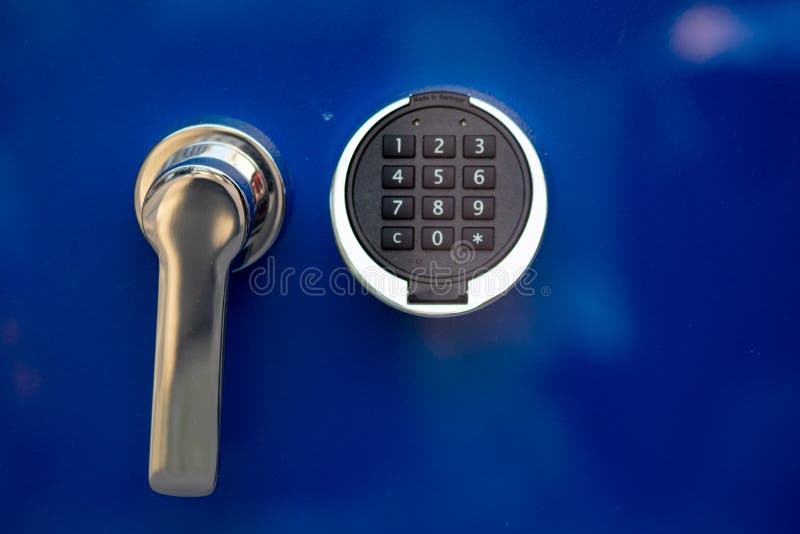 Secure Vault with Number Based Padlock Security Mechanism Keyboard As ...
