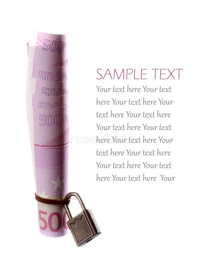 Secure way of saving money stock photo. Image of frow - 32806802