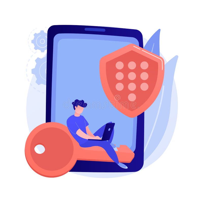 Secure Web Traffic Abstract Concept Vector Illustration. Stock Vector ...