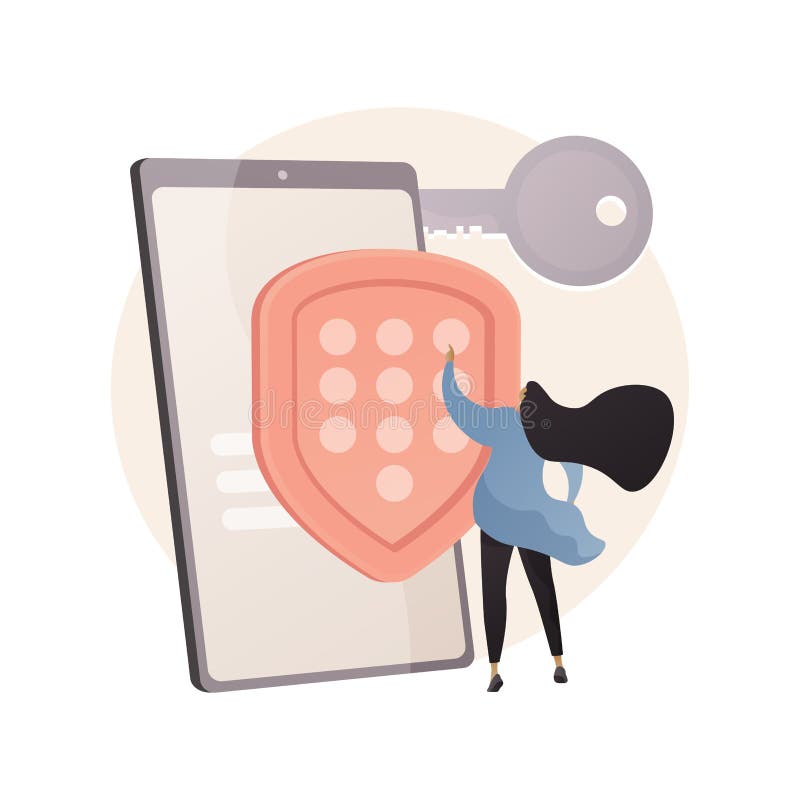 Secure Web Traffic Abstract Concept Vector Illustration. Stock Vector ...