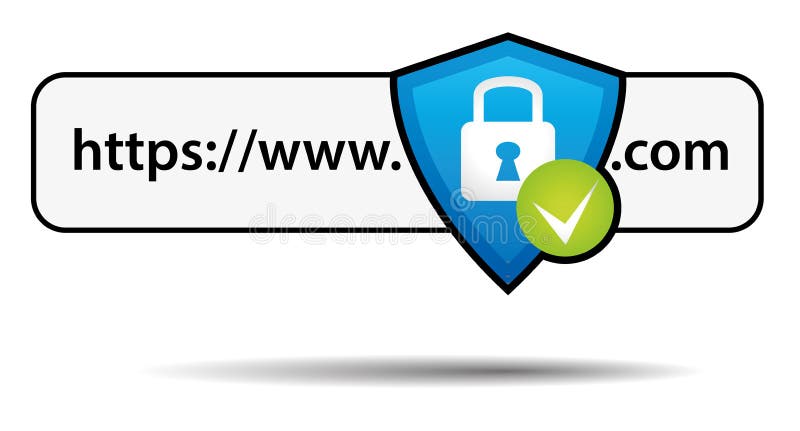 100 Secure Website Seal stock vector. Illustration of percent - 18731629