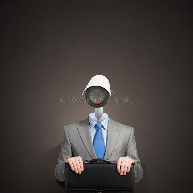Secure your privacy stock photo. Image of head, camera - 66459230