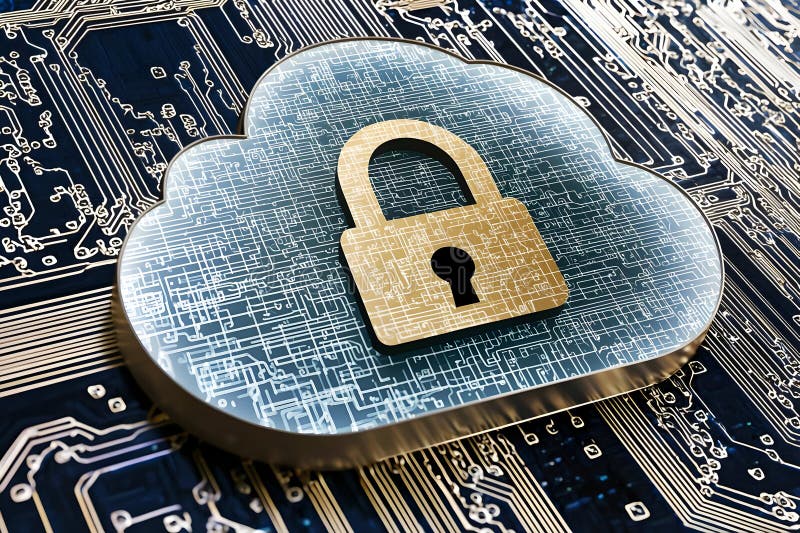 Secured Cloud Data: Digital Privacy and Network Protection Stock ...