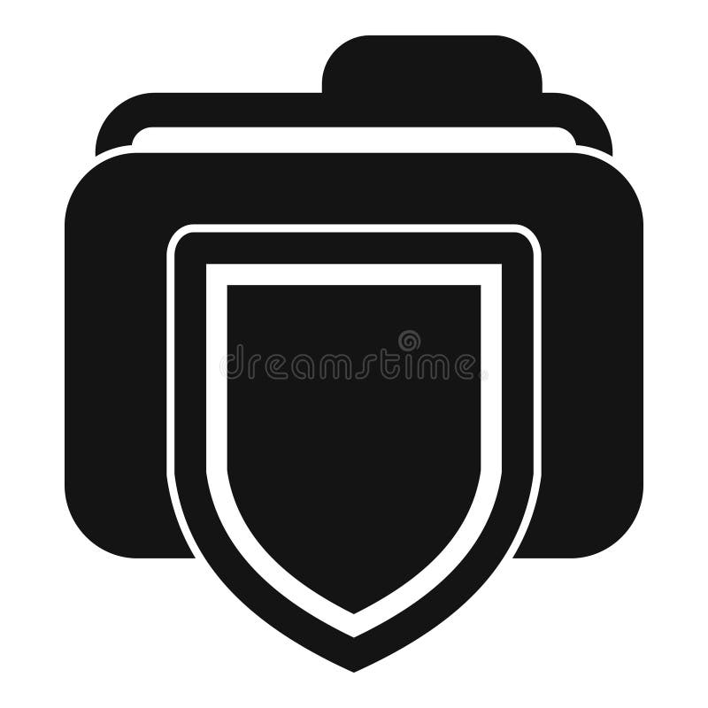 Secured Folder Documents Icon Simple Vector. Alarm Crime Stock ...