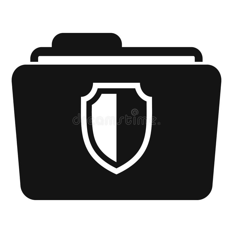 Secured Folder Icon Outline Vector. Data Information Stock Vector ... Secured Folder Icon Outline Vector. Data Information Stock Vector ...